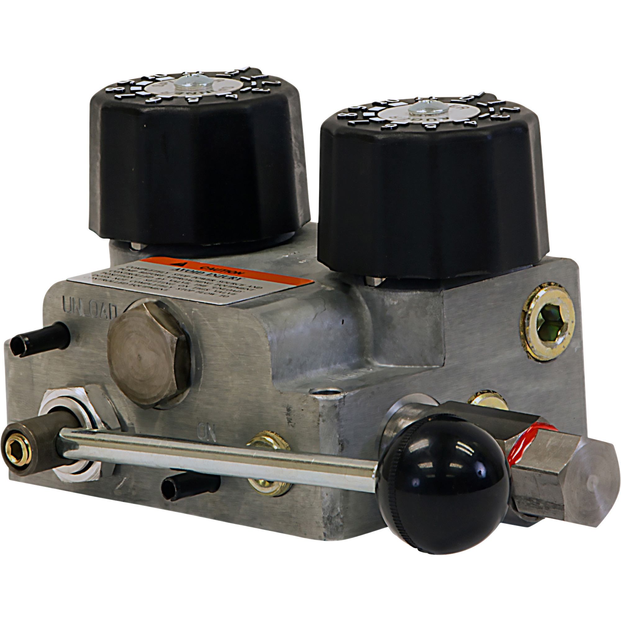 Buyers Products, Dual Flow Hydraulic Spreader Valve, GPM 0.33 Working Port 3/4 in, Max. PSI 2000 ...